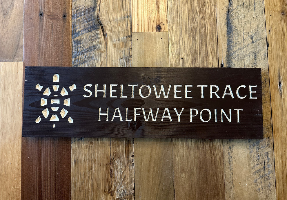 Sheltowee Trace Halfway Sign – 865Wood
